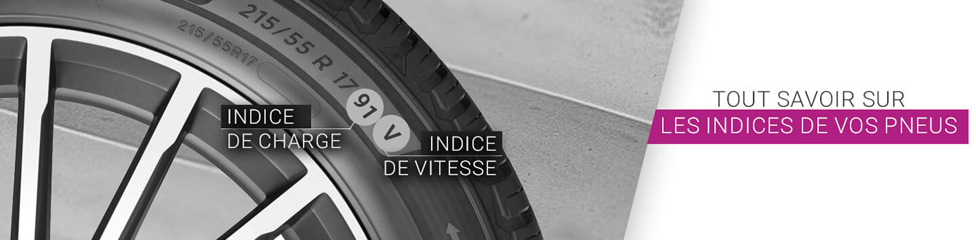 Indice vitesse et charge d'un pneu : guide pour vous aider